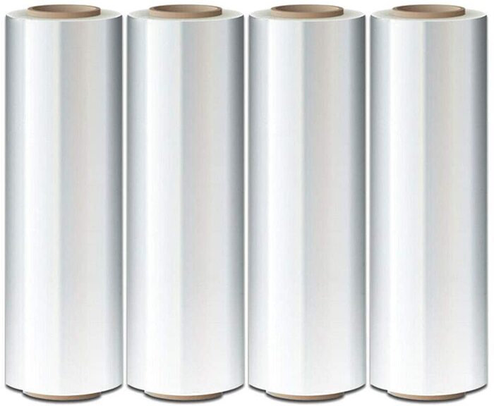 4 Rolls Clear Stretch Wrap